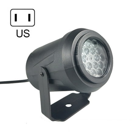 16-color Slide Snowflake Projector LED Rotating Spotlights Projection ...