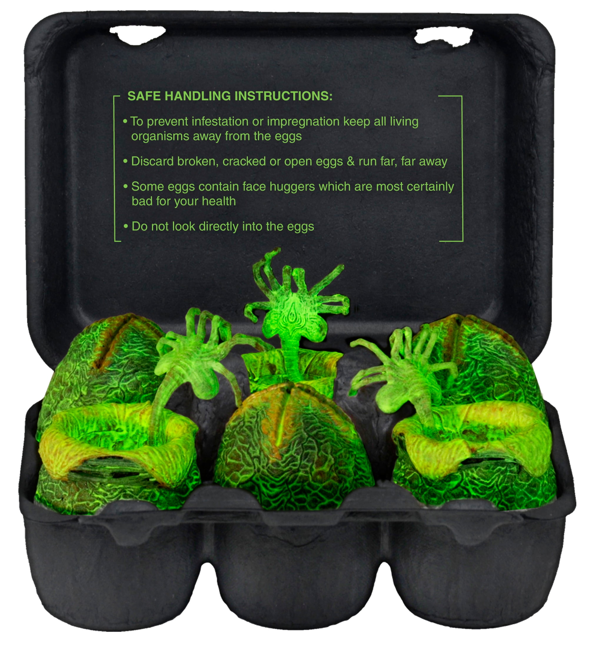 Alien – Glow-in-the-Dark Egg Set in Collectible Carton - Walmart.com