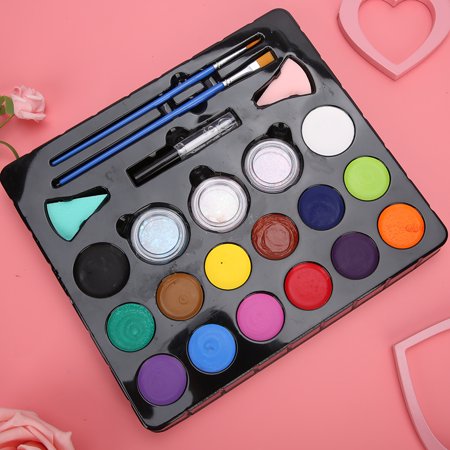 FLAMEEN Face Makeup Pigment,Face Paint,14 Colors Body & Face Paint ...