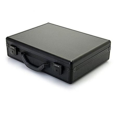 Invicta Collector's 18-Slot Locking Watch Aluminum Briefcase (Black ...