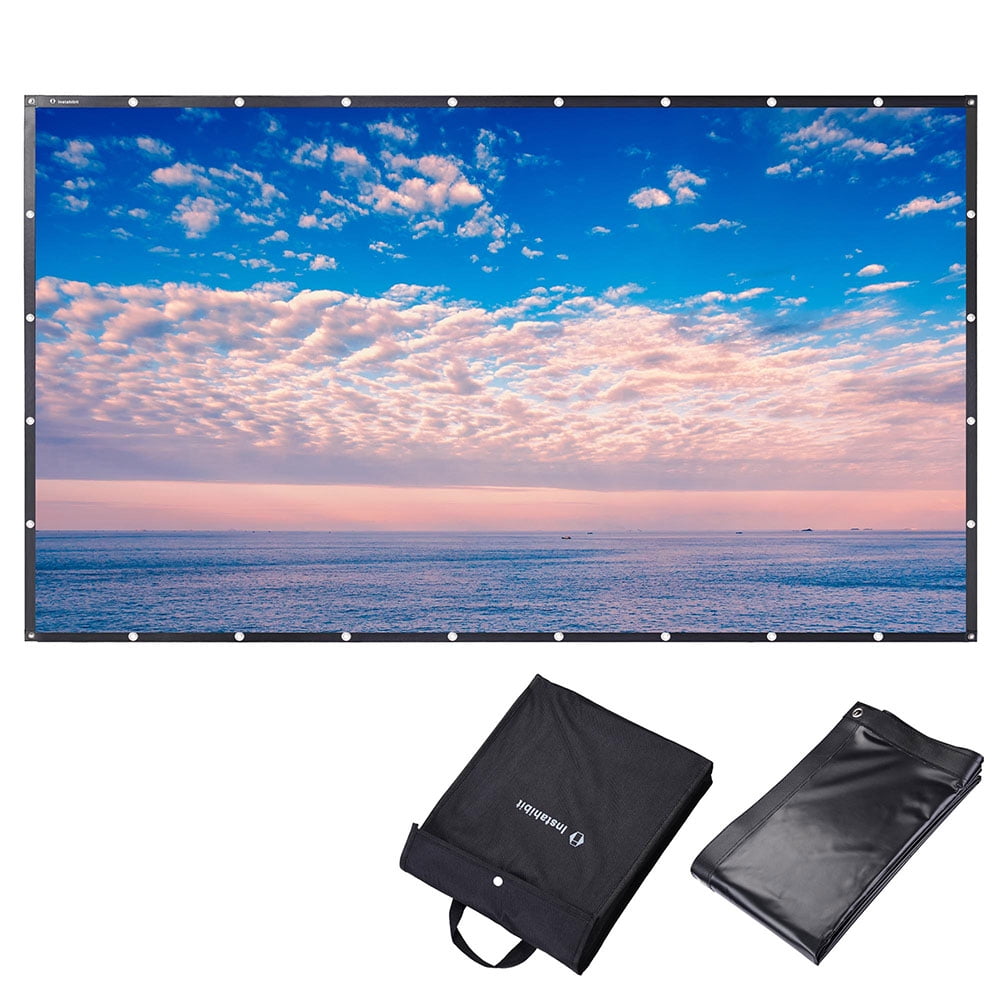 Instahibit 150" 16:9 Foldable Projector Screen Portable Outdoor ...