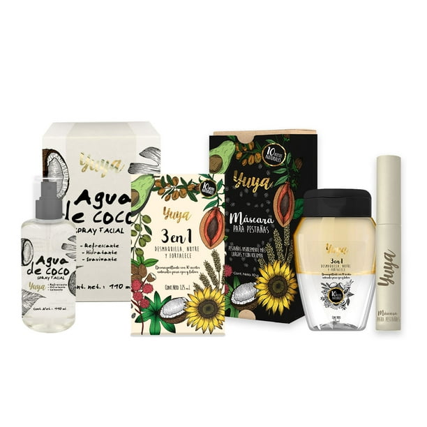 Yuya - Agua de Coco hidratante enriquecido con aloe vera y ginseng, 110 ...