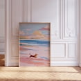 Affixzi Beachy Dachshund Wall Art Print, Unframed Paper Poster 12x18in ...