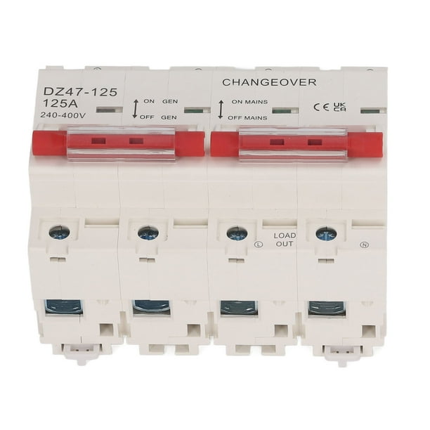 Manual Transfer Switch, Protective 125A Interlock Circuit Breaker AC ...