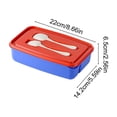 Danhjin Food Storage Containers with Lids, 3 Compartment Plastic Lunch ...