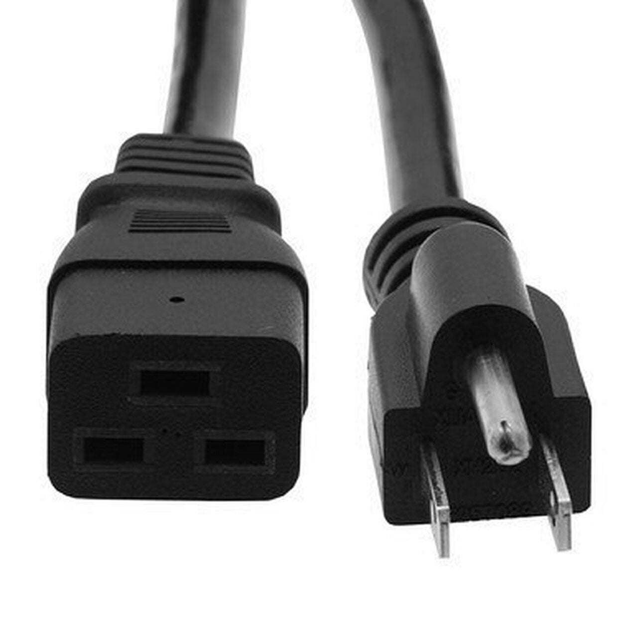3 Ft Power Cord NEMA 5 15 To C19 14AWG Server AC Power Cord SJT Cable 3-ft-power-cord-nema-5-15-to-c19-14awg-server-ac-power-cord-sjt-cable