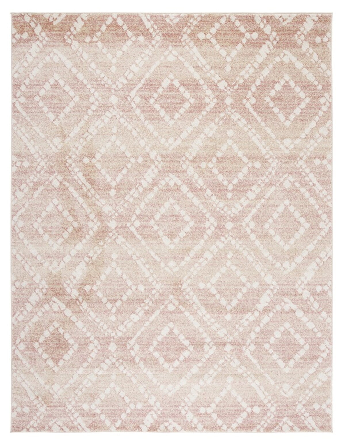 SAFAVIEH Adirondack Lecia Geometric Area Rug, Rose/Gold, 8' x 10 ...