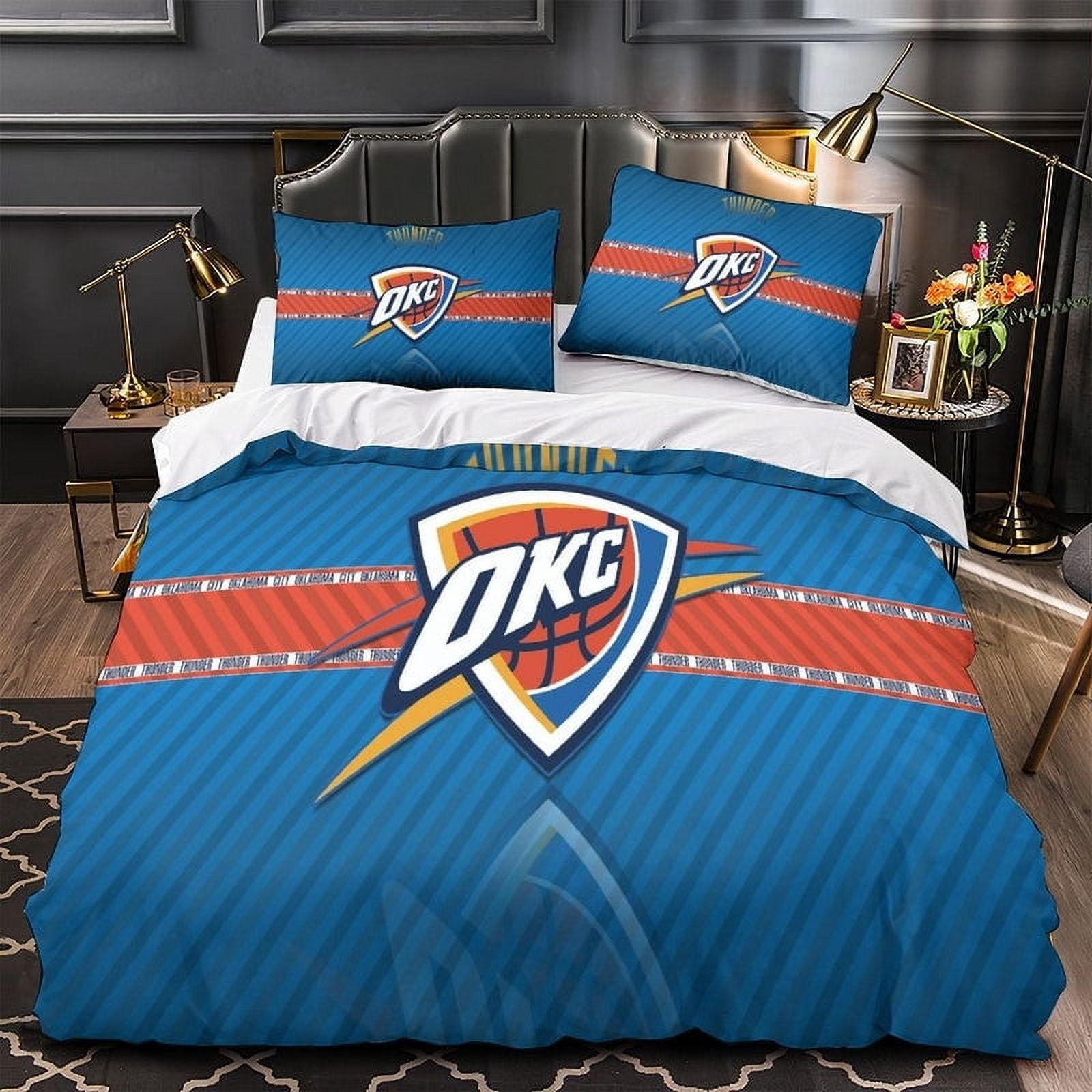 Click here for Milsleep Oklahoma City Thunder Bedding Set Duvet C... prices