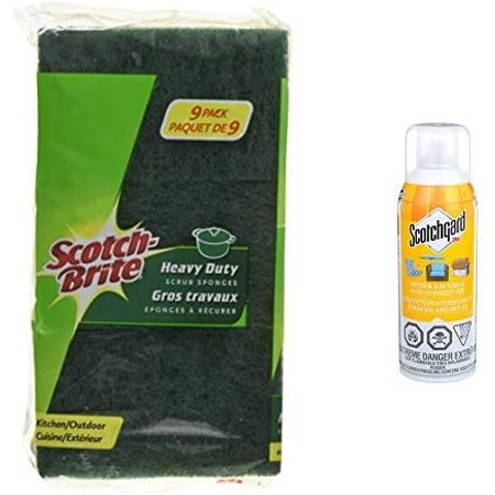 Scotch-Brite Patio Cleaning Kit: 9 Heavy Duty Scrub Sponges ...