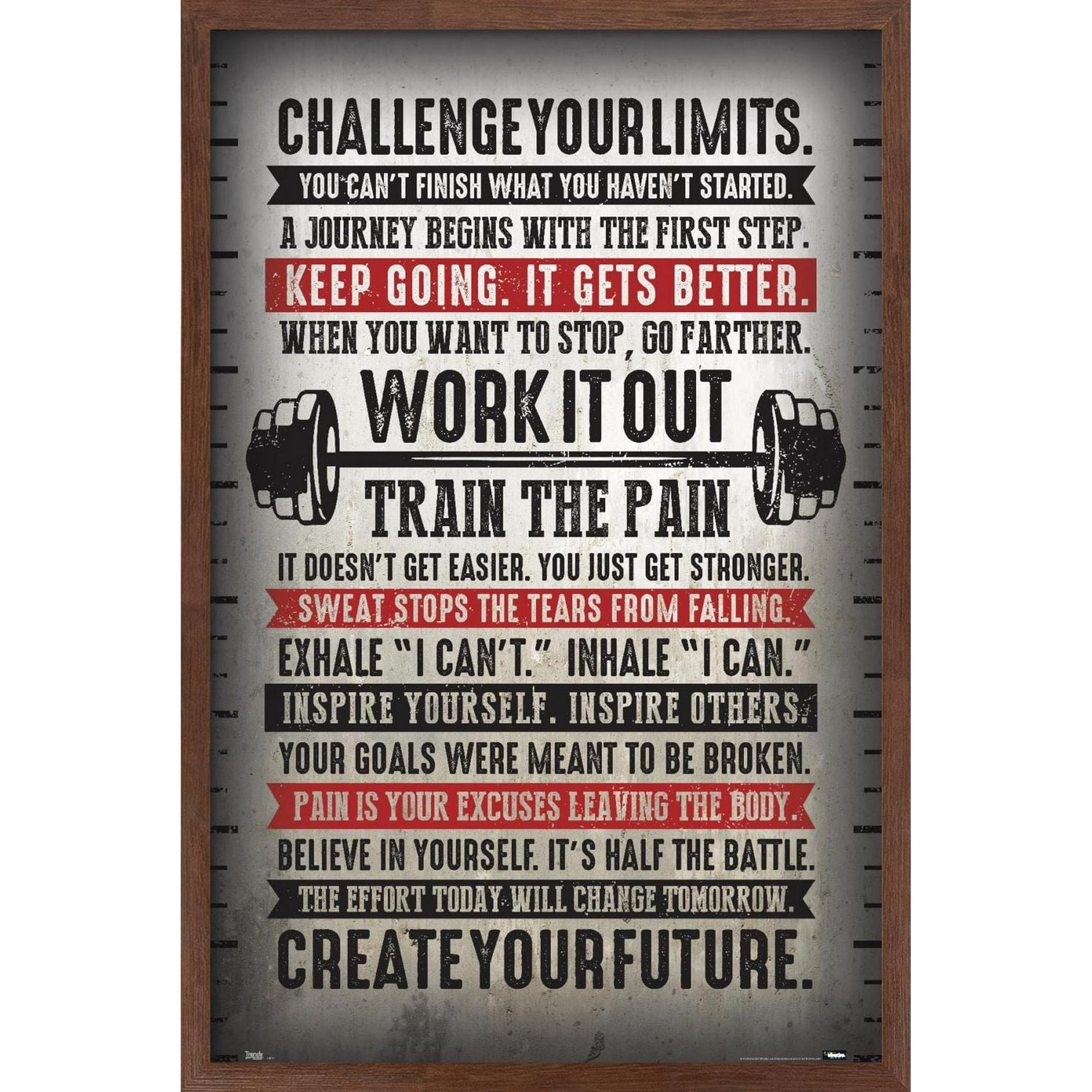 Click here for Trends International Challenge Your Limits Wall Po... prices