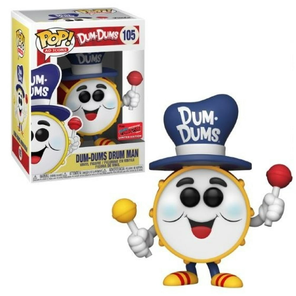 Funko Pop! Ad Icons - Dum-Dums - Dum-Dums Drum Man - #105 - 2020 Fall ...