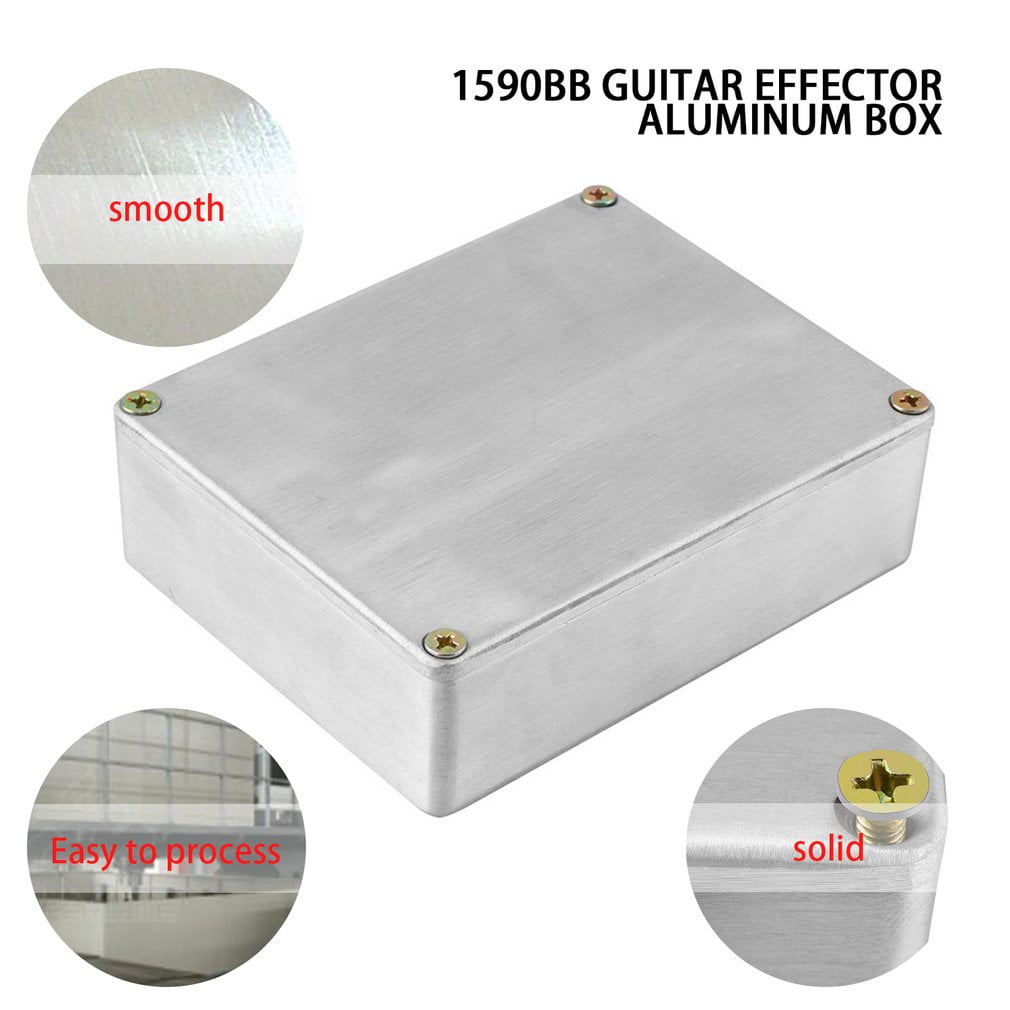 New 1590BB Style Aluminum Stomp Box Effects Pedal Enclosure for Guitar ...