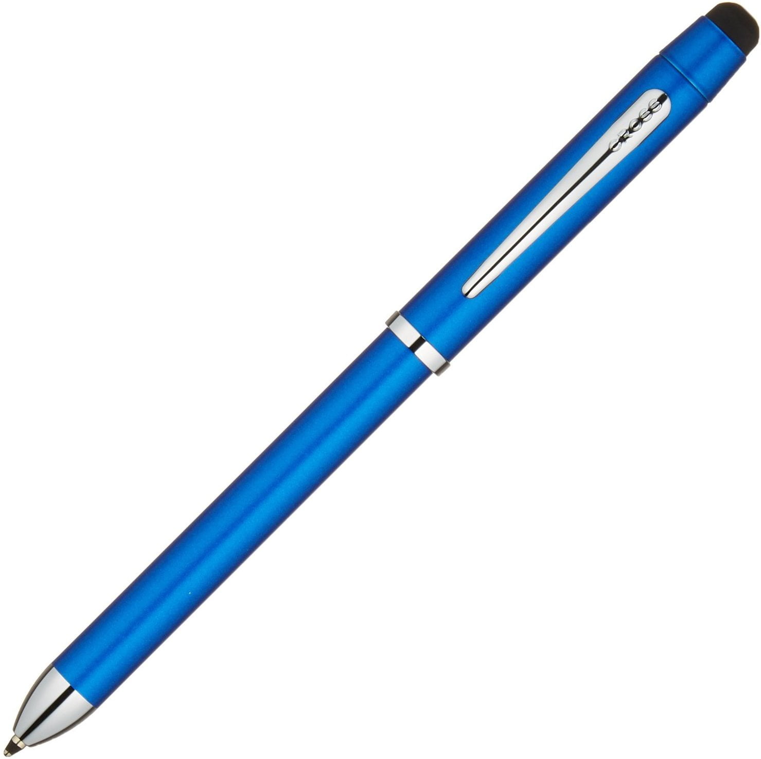 Cross Tech3+ Blue Multifunction Pen with Chrome Plated Appointments ...