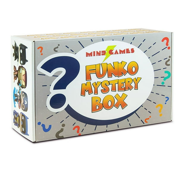 Funko Pop! Mystery Box - up to 6 Random Funko Pop! Figures and Vinyl ...