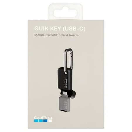 GoPro Quik Key USB-C Mobile microSD Card Reader - Walmart.com