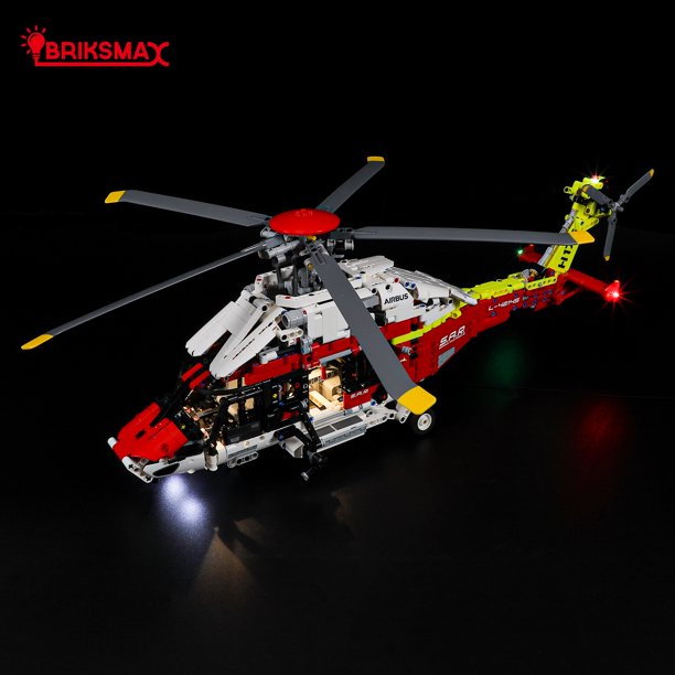 BRIKSMAX Led Lighting Kit for Legos Airbus H175 Rescue Helicopter 42145 ...