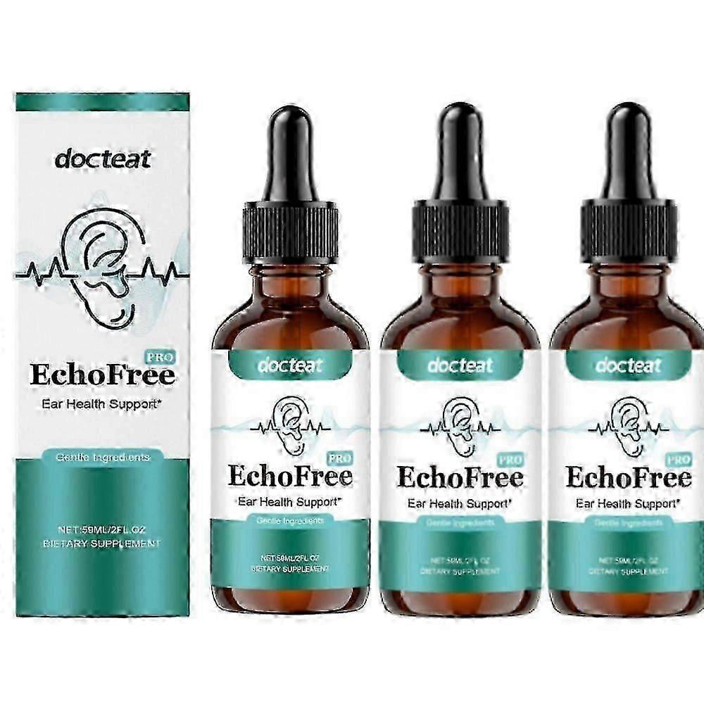 EchoFree Pro Ear Health Drops Support Tinnitus Relief Drops for Ringing ...