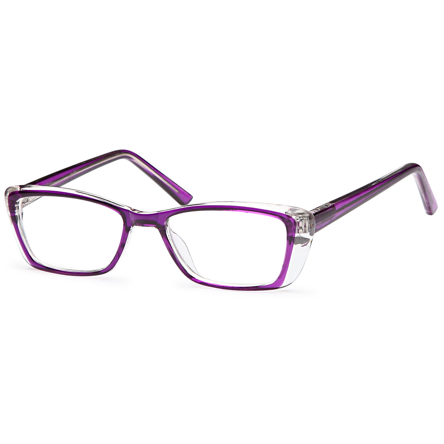 Unisex Eyeglasses 44 16 130 Purple Plastic - Walmart.com