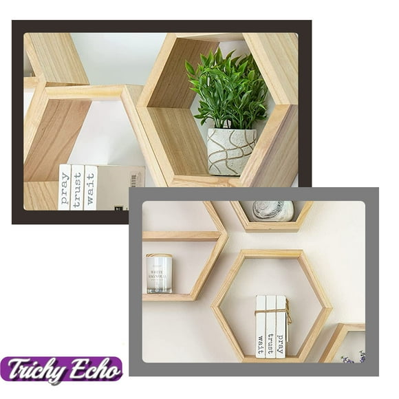 Octagon Wall Shelves
