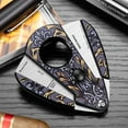 Cigar Cutter Stainless Steel Blade Sharp Smooth Fashion Trendy Gift Box ...