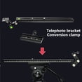 120mm Quick Release Plate Adapter 1/4 3/8inch Screw Compatible for DSLR ...