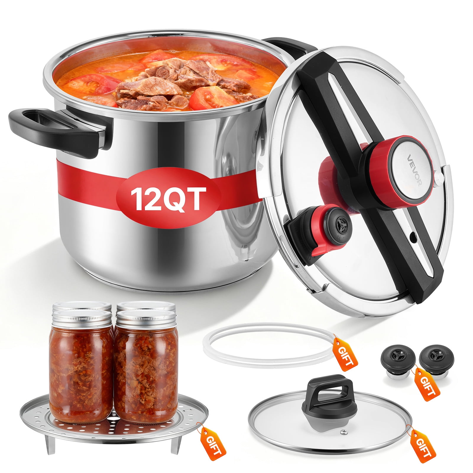 Click here for Vevor Pressure Cooker  12qt Pressure Cooker Stainl... prices