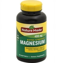 Nature Made Extra Strength Magnesium Oxide 400mg, Vitamins for Muscle ...
