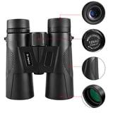 LEZZYRUCK 12x42 Compact Binoculars for Adults, Bird Watching, Hiking ...