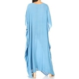 Sakkas Favi Womens Casual Long Maxi Dress Caftan Cover Up Loungewear in ...