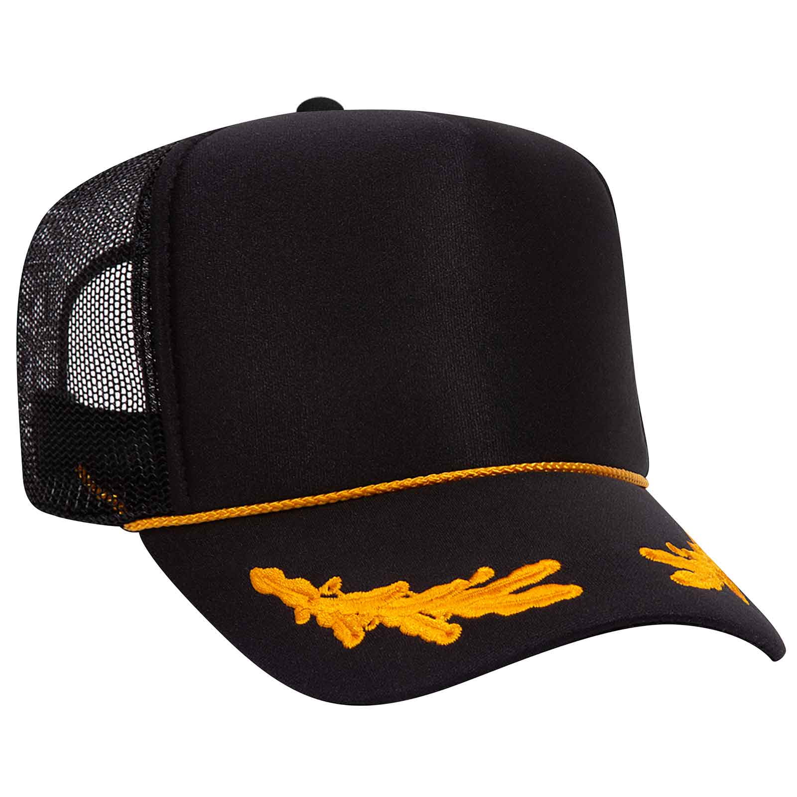OTTO CAP 5 Panel High Crown Mesh Back Trucker Hat - Walmart.com