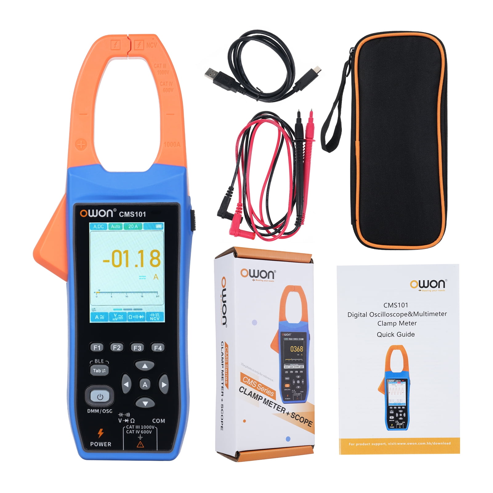 Click here for Owon Clamp Meter meter 20000 Rms 3-In-1 1000a Clam... prices