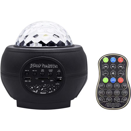 Ocean Wave Projector with BT Speaker Multiple Light Colors 4 Modes LED ...