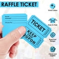Atopoler 2 Rolls of Double Raffle Ticket,Roll Paper Ticket Roll with ...