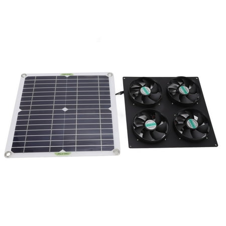 Solar Powered Exhaust Fan, Waterproof Easy To Install Solar Panel Fan ...