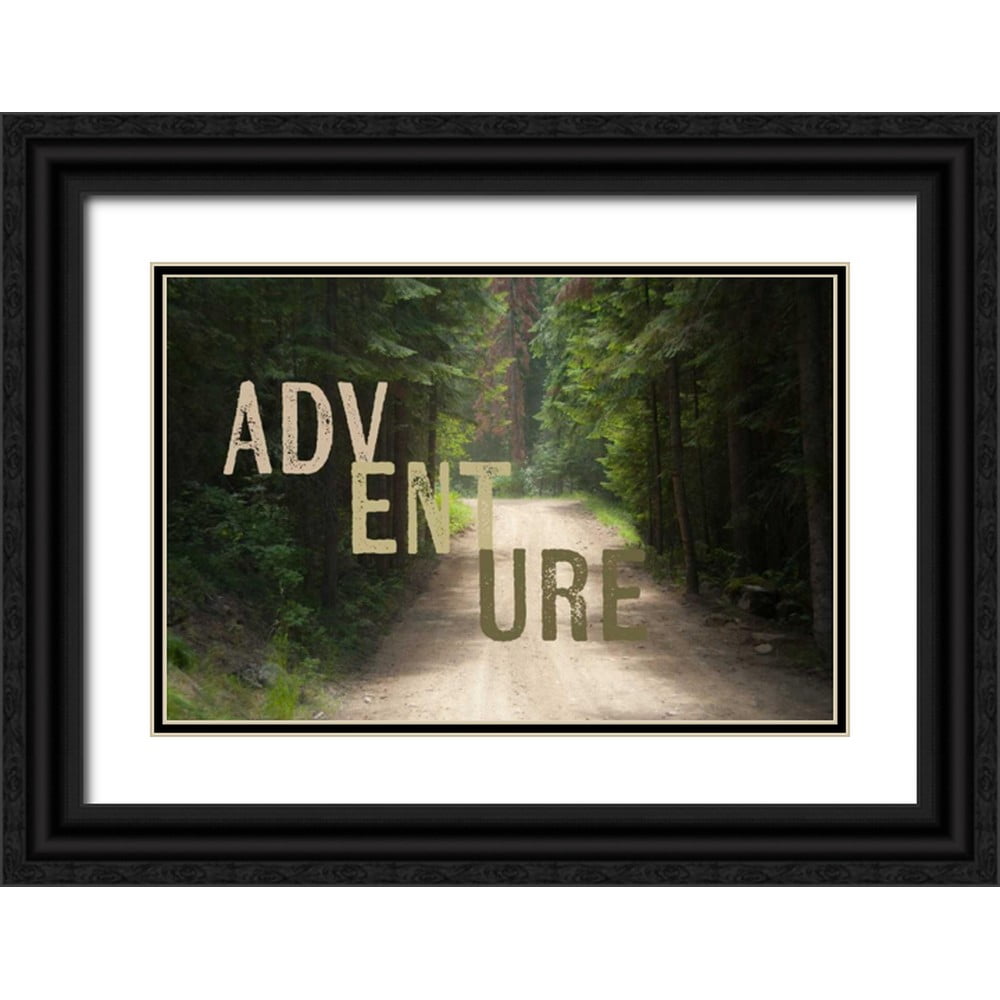 Murdock, Ramona 14x11 Black Ornate Wood Framed with Double Matting ...