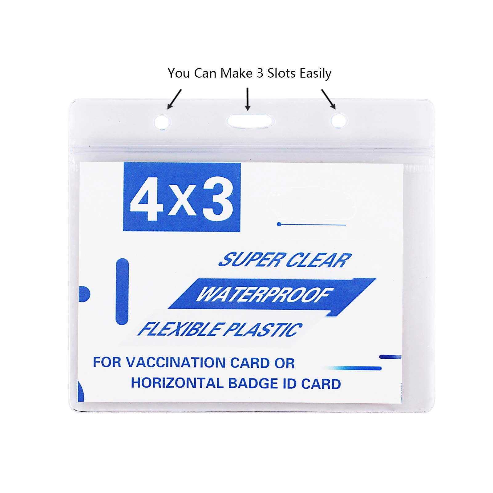 Buy 2 Pack CDC Vaccination Card Protector 4X3 in Immunization Record ...