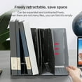 Deli Collapsible Magazine Holder, Black Plastic File Organizer, 4 ...