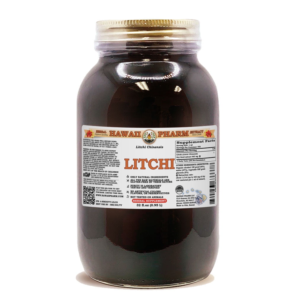 Litchi (Litchi Chinensis) Dry Seed Liquid Extract. Expertly Extracted ...