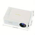 Portable Battery-Powered Projector | USB Connection, Dual Remote ...