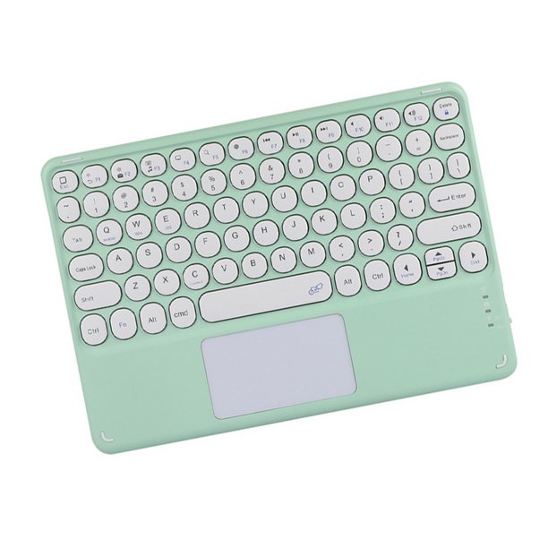 10 inch Bluetooth Keyboard Touch, Wireless Keyboard Ultra-Slim Portable ...