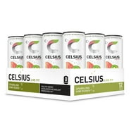Pack of 12, Celsius Fizz Free Raspberry Acai Green Tea, 12 oz - Walmart.com