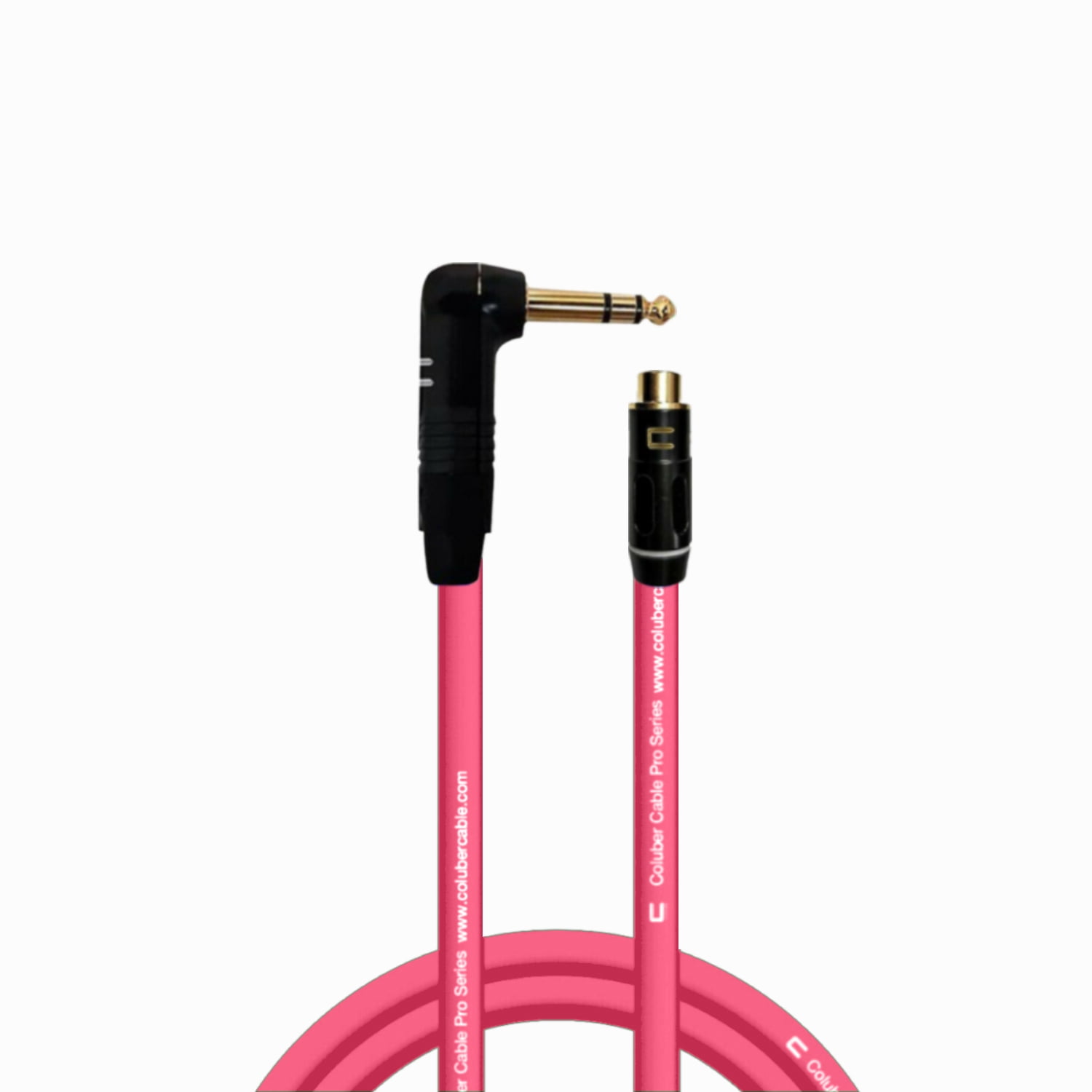 Coluber Cable Balanced Right Angle 1/4" TRS - RCA Female Pro 3-Pin ...