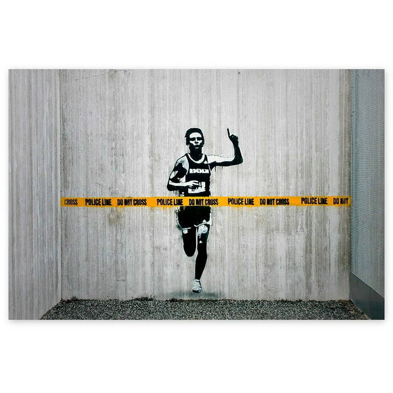 Banksy Graffiti Police