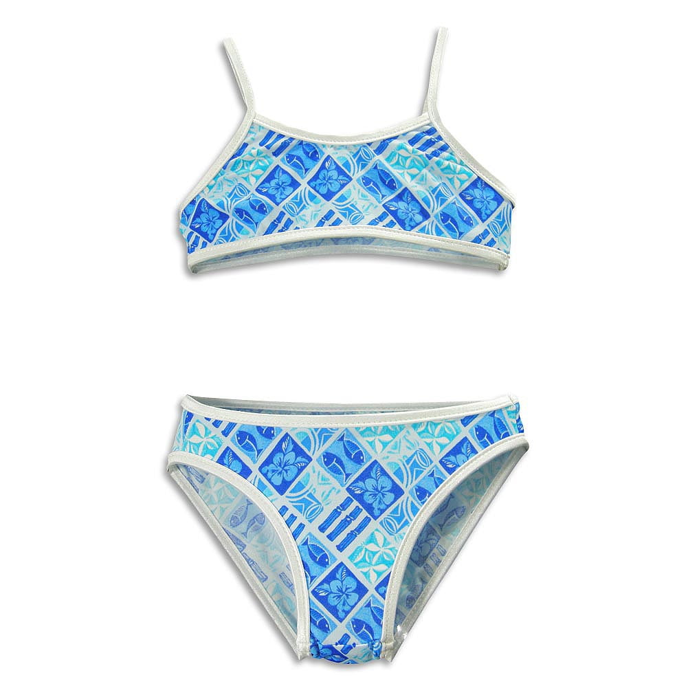 Tidepools Swimwear - Little Girls' 2 Piece Swimsuit 22014-4 (blue ...