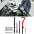 M10x1 Stainless Steel Thread Repair Kit 17Pcs Twisted Drill Tap Wrench ...