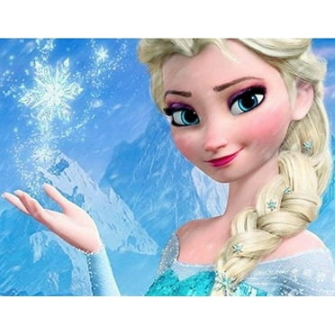 Disney Frozen Elsa Ice Castle Edible Cake Topper Image ABPID04347 ...