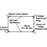 Athletic Connection Volleyball Boundary Marker - Walmart.com