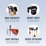 StoreYourBoard BLAT Tool Storage Rack, Garage Wall Mount Organizer ...