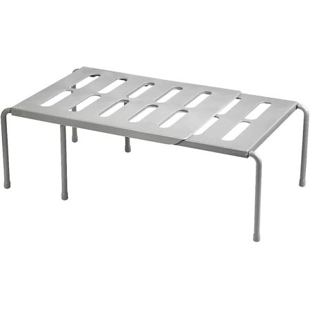 Retractable Kitchen Shelf Gray Storage Rack Extendable Cabinet Shelf ...