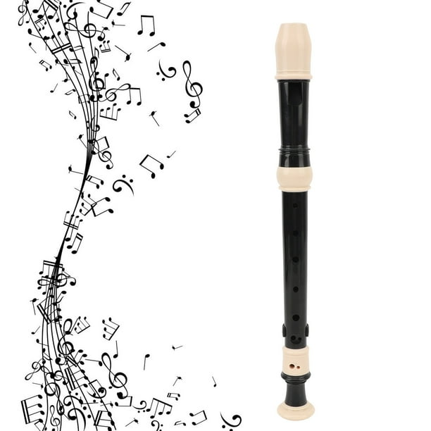 Flauta ABS Descant Recorders Instrumento, Grabadora Soprano Desmontable ...